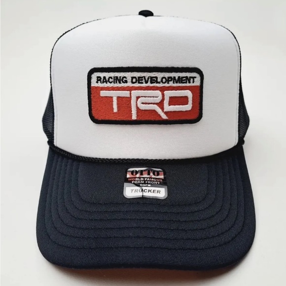 Other | Trd Toyota Embroidered Patch Hat Cap Vintage Foam Trucker Style Mesh Snapback | Poshmark